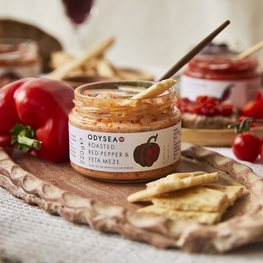 Odysea Red Pepper & Feta Meze (220g)