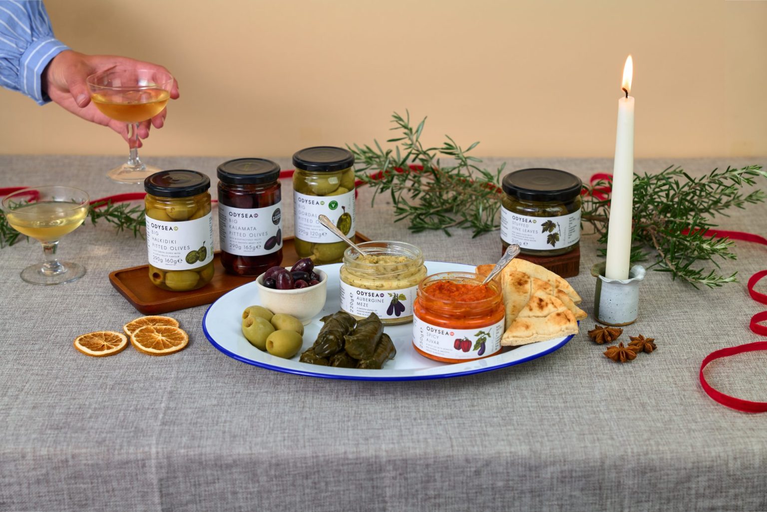 Odysea x Falcon Party Platter Hamper